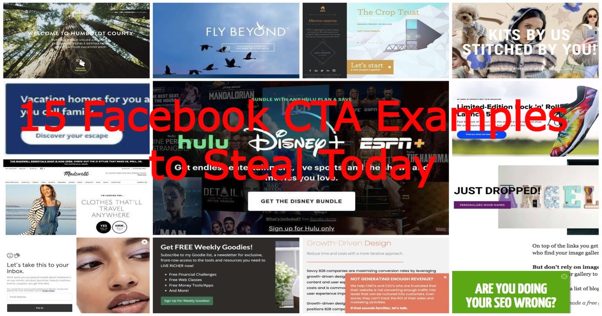 15 Facebook CTA Examples to Steal Today